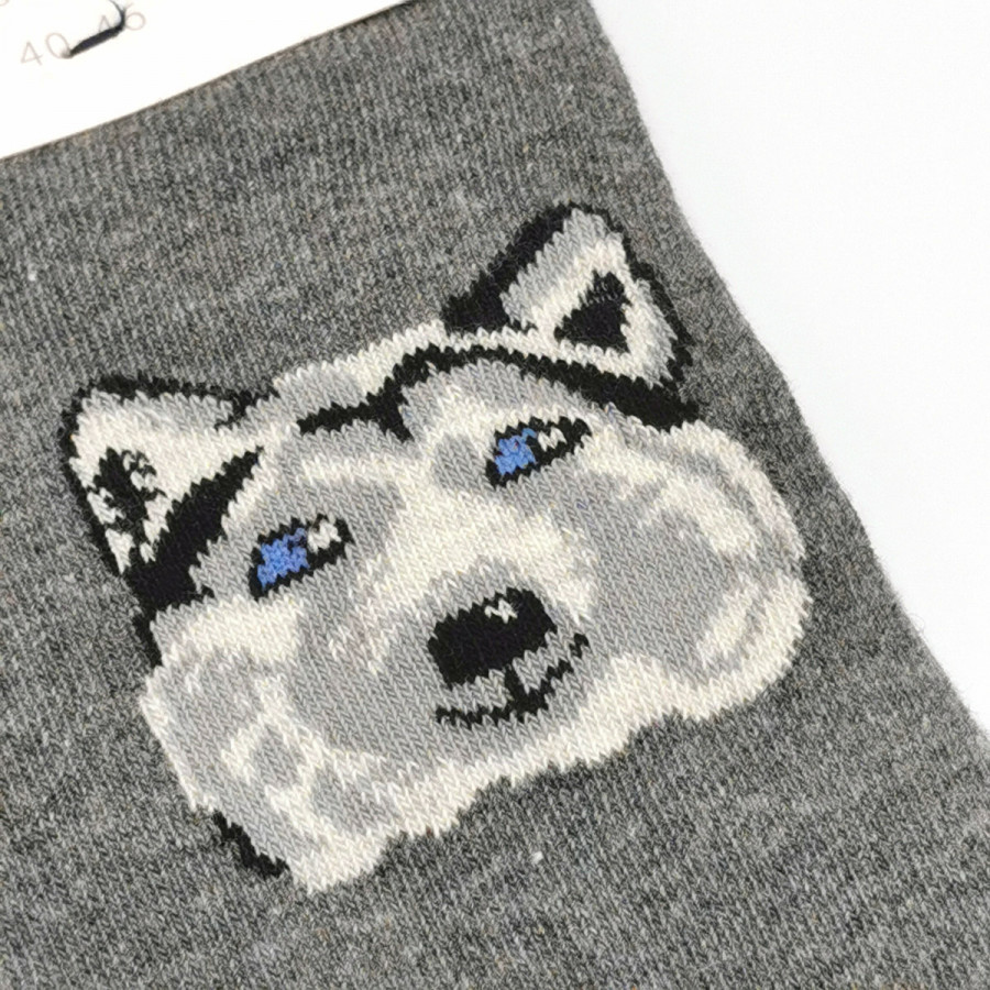 Wolf Socks for Men - Style and Comfort Combined - Jollysox Size EU 40 - 46