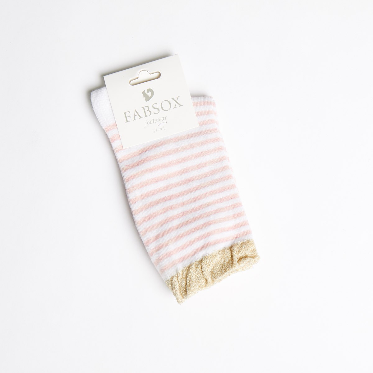 Pink Striped Women's Socks | Shop at JollySox - Jollysox Size EU 37 - 41
